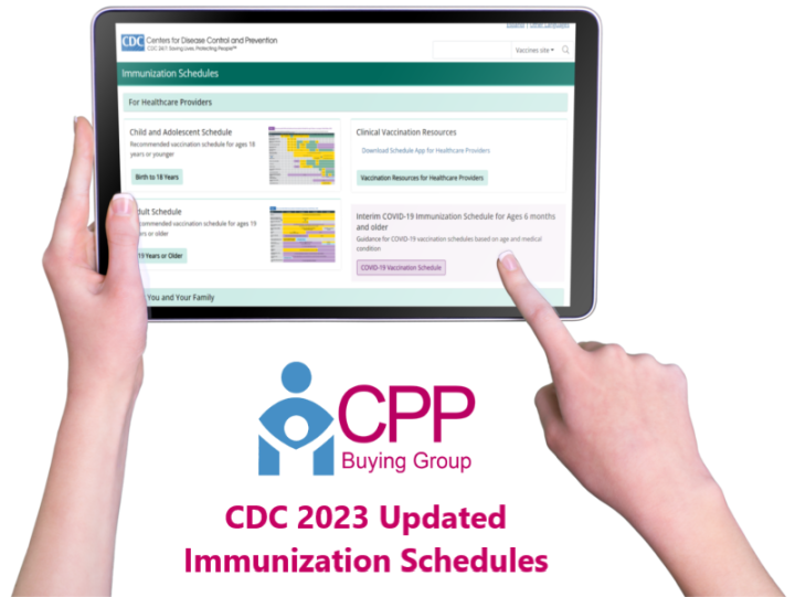 CDC 2023 Updated Immunization Schedules